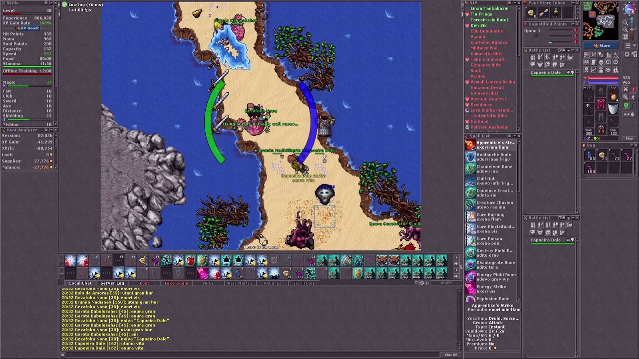 Tibia War: Take Again domina Liberty Bay em Nossobra - YouTube