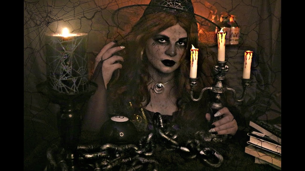 ASMR :: DARK WITCH RP :: Resting up at the Coven's Cottage - YouTube