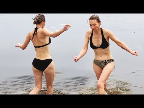 🔥 ICE HOLE PLUNGING – GIRL vs -20°C 🧊
