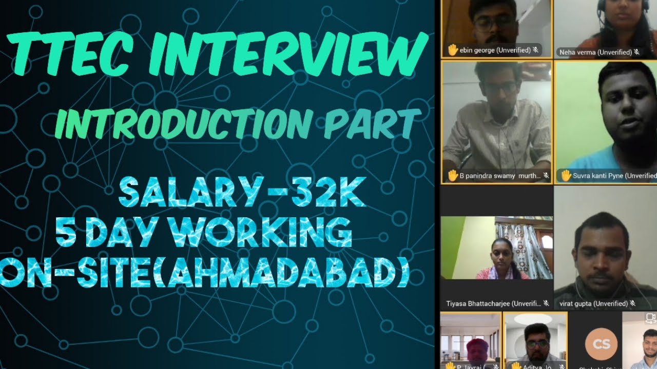 TTEC LIVE INTERVIEW FOR ON-SITE WORK/ Ahmedabad, 5 DAY WORKING WITH 10 ...