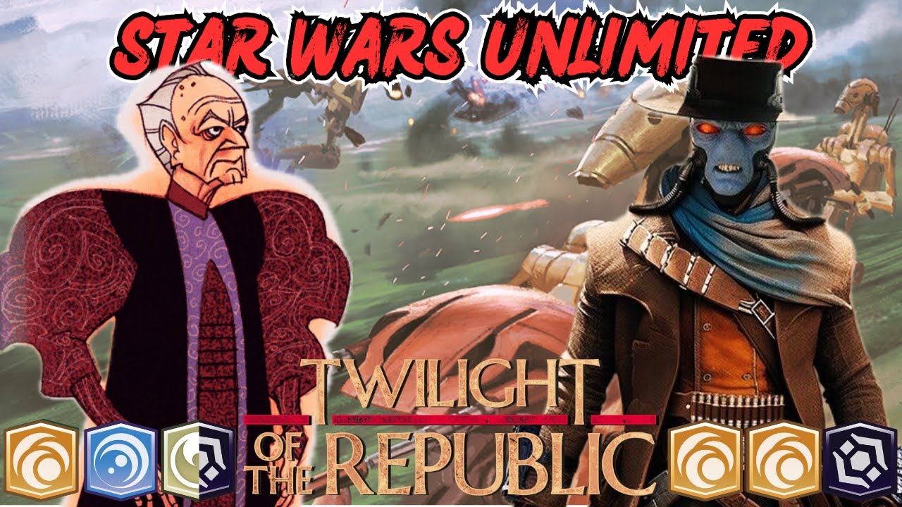 TWILIGHT OF THE REPUBLIC | CHANCELLOR PALPATINE Vigilance v CAD BANE ...