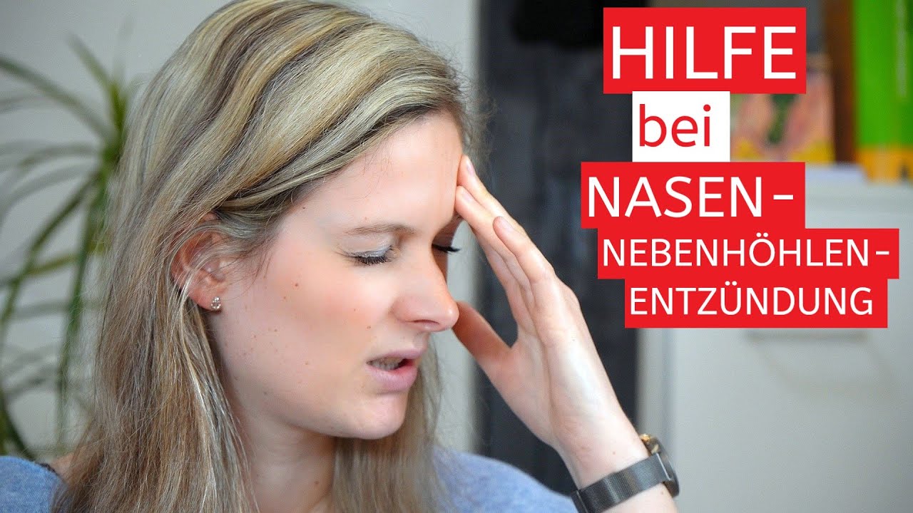 [4K] Hilfe bei Nasennebenhöhlenentzündung | Sinusitis | Symptome ...