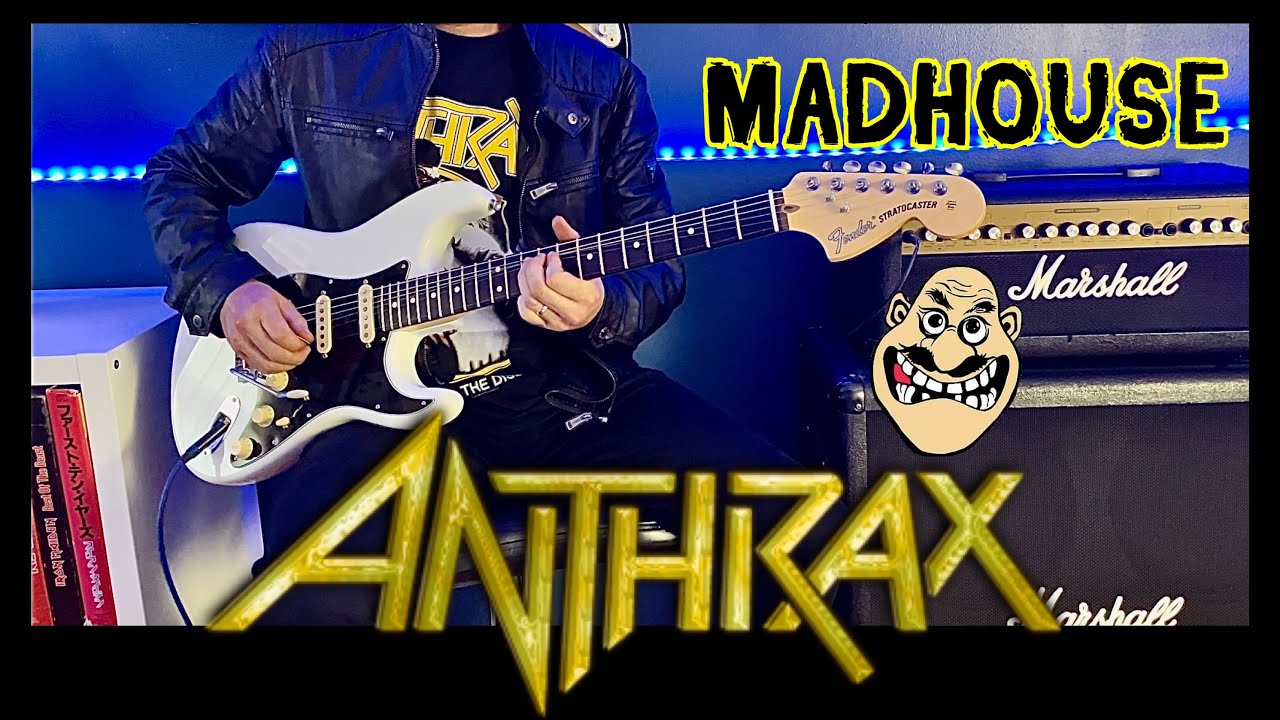 Anthrax - Madhouse Guitar Cover w/solo - YouTube