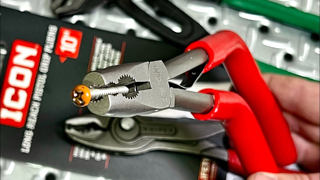 NEW- ICON 10 in. Long-Reach Pistol-Grip Duckbill Pliers - Item 59805 ...