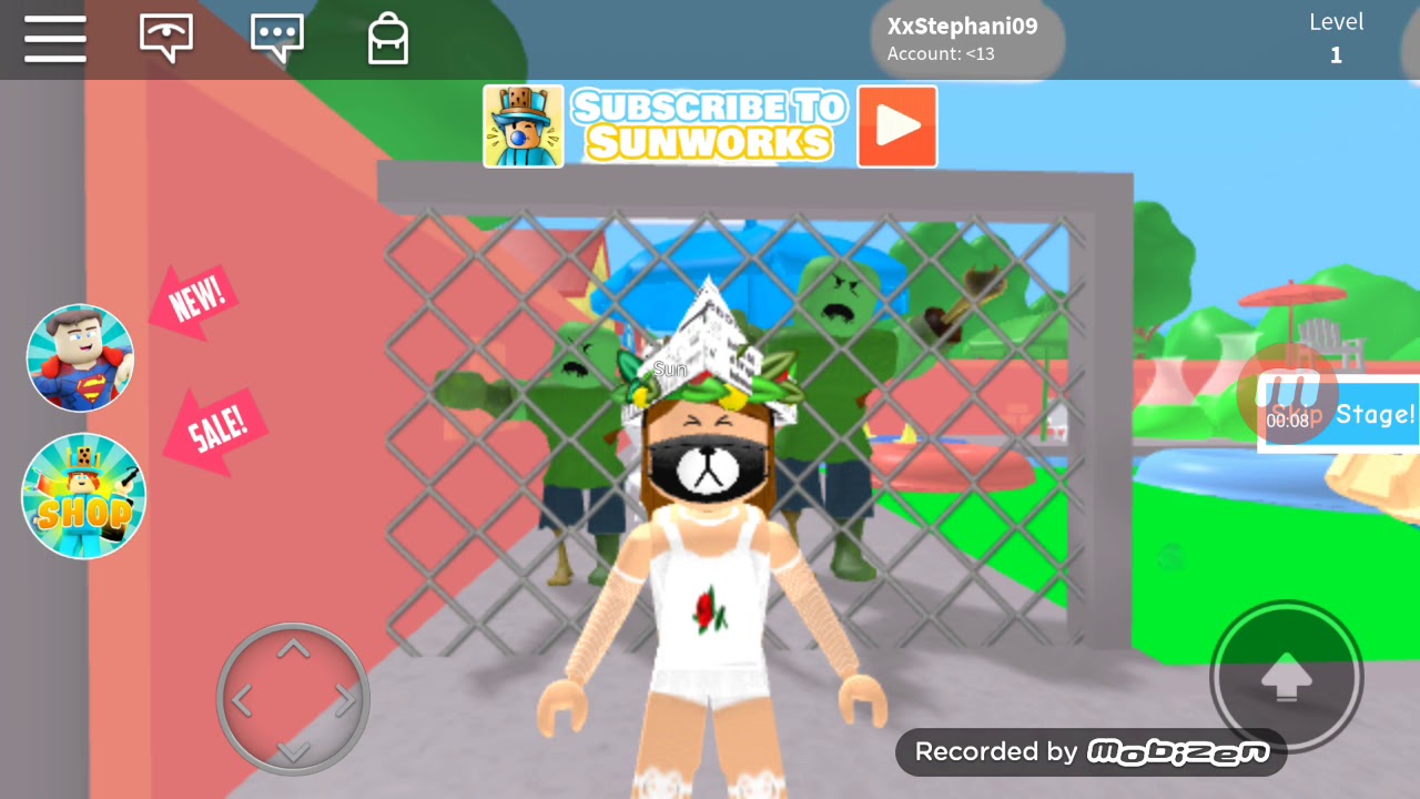 #Roblo#Escapethezobiepoolobby ||~Roblox Escape the zombie pool Obby ...