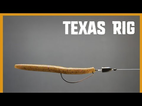how to Tie a texas rig - YouTube