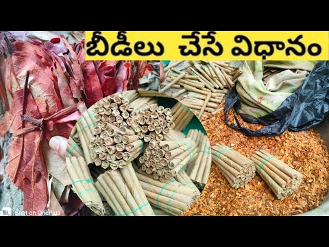 How to make Beedi (Bidi) #village Nizambad #Beedi making Full video # ...