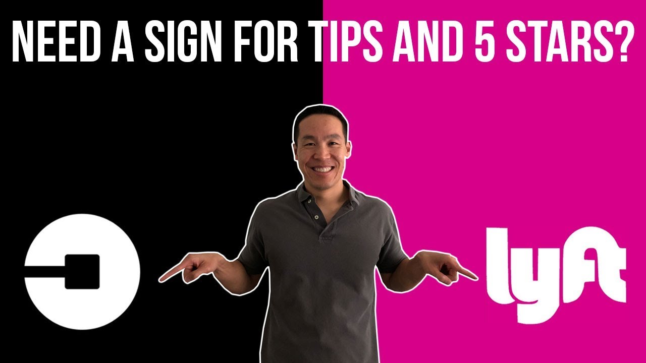 Should You Have A Sign Asking For Tips on Uber and Lyft? - YouTube