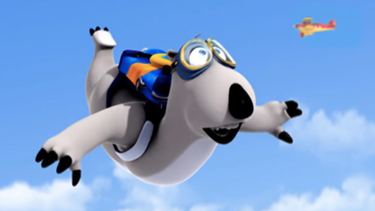 Bernard Bear 🐻‍ ️ | Learning to Fly 🪂 | Funny Animated Cartoon - YouTube