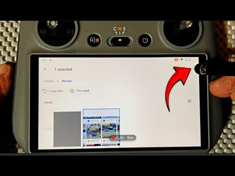 How to use the DJI RC-2 Screen Recording option, including how on an ...