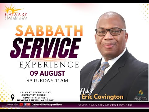 Sabbath Service - Saturday, August 9, 2025 "" - YouTube