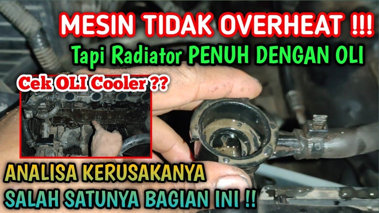 PENYEBAB AIR RADIATOR TERCAMPUR DENGAN OLI PADA MOBIL FORD RANGER - YouTube