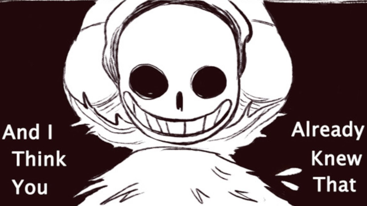 Sans Knows Everything! Undertale Comic Dub! - YouTube
