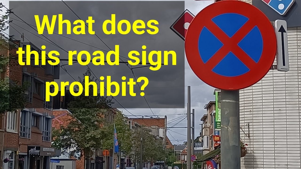 What does this road sign prohibit? - YouTube