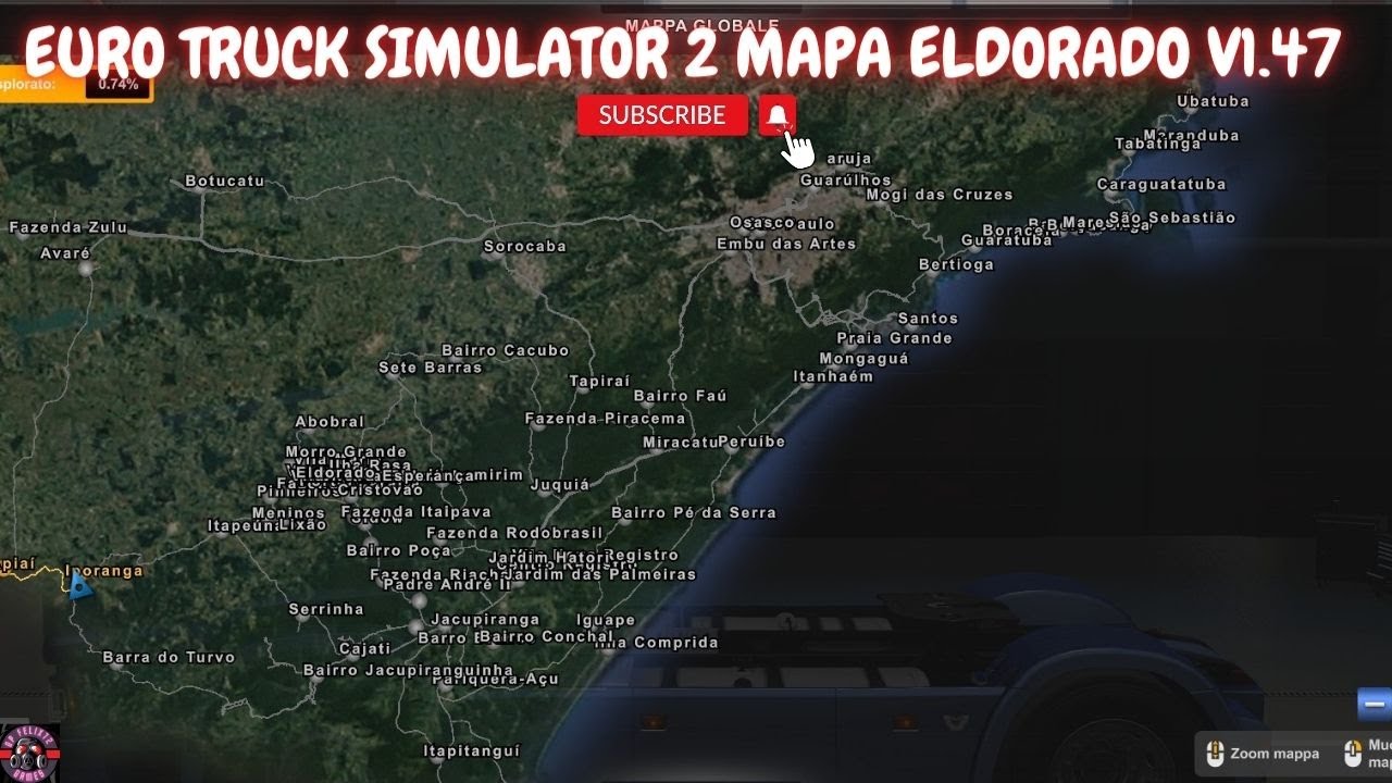 EURO TRUCK SIMULATOR 2 MAPA ELDORADO 1.47 - YouTube