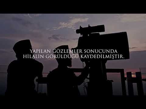Ramazan hilali göründü mü