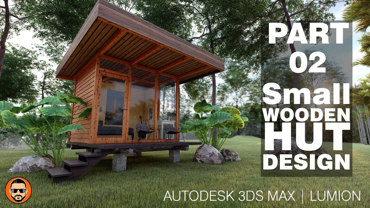 Small Work hut Modeling in 3D max and Lumion rendering Lesson - 28 ...