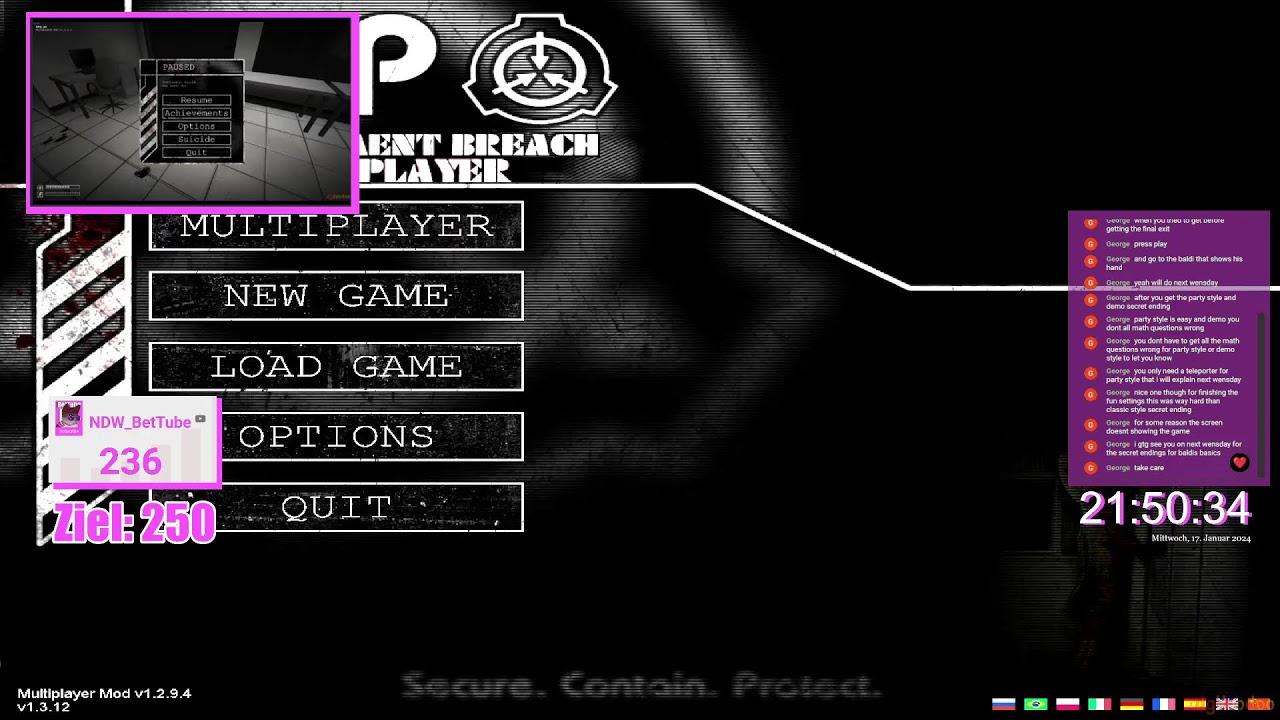 Baldi & SCP Containment Breach MP - YouTube