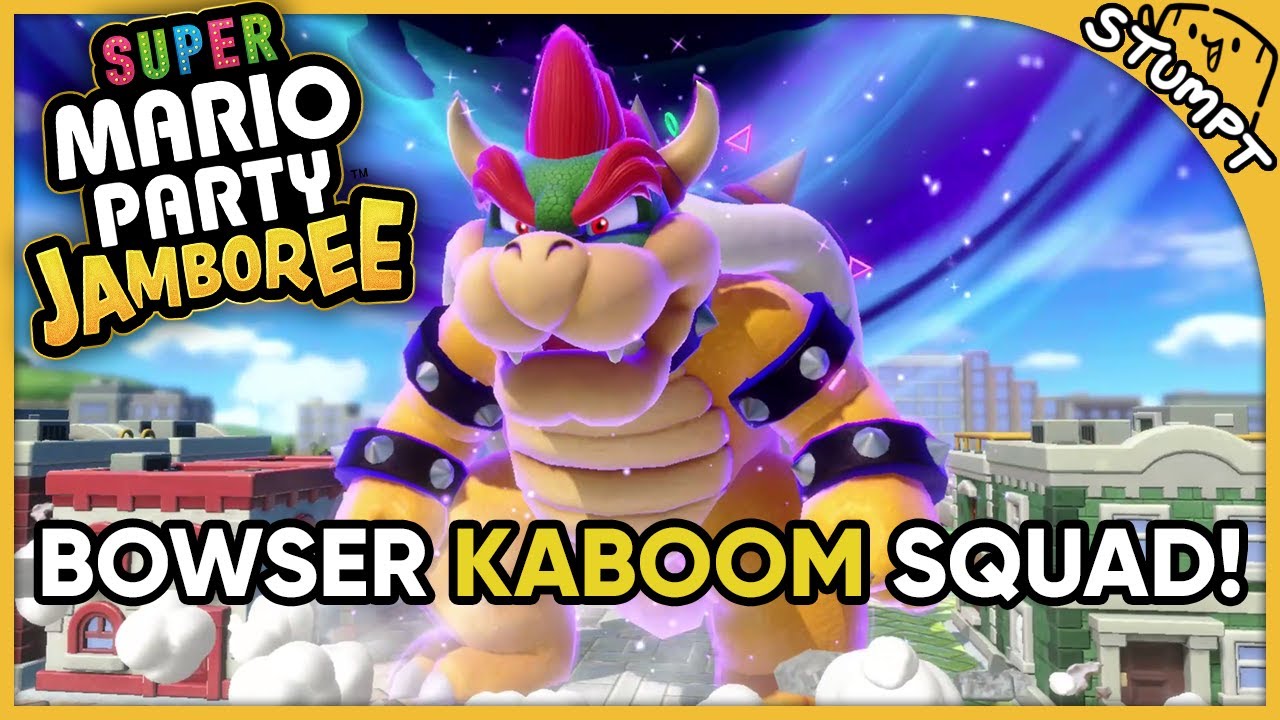 BOWSER KABOOM SQUAD! - Super Mario Party Jamboree (4-Player Gameplay ...