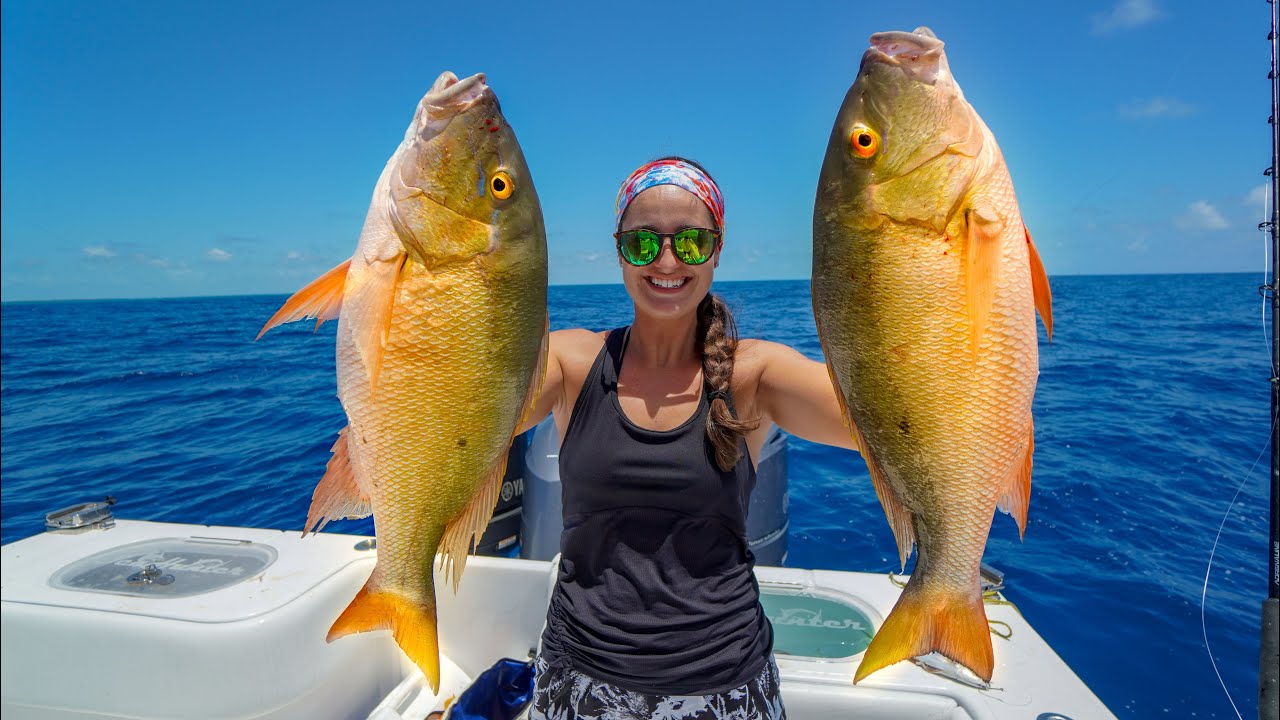 NONSTOP BIG Fish Action! Snapper and Grouper Catch, Clean & COOK ...