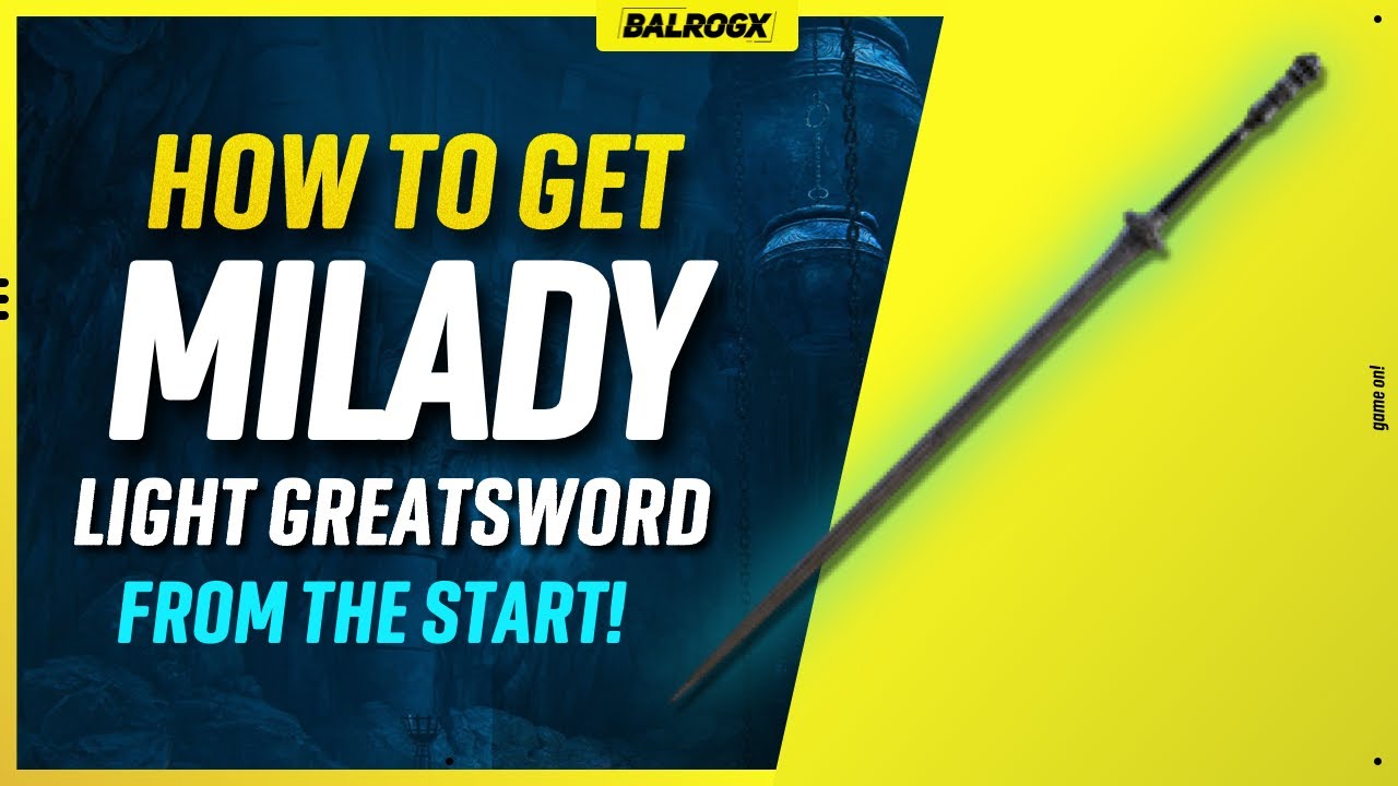 How to get Milady - Light Greatsword in Elden Ring DLC - YouTube