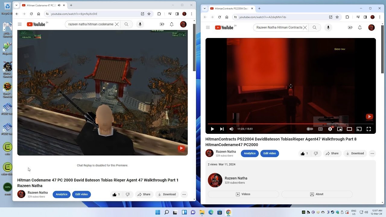 Hitman Codename 47 PC 2000 VS Hitman Contracts PS2 2004 - YouTube