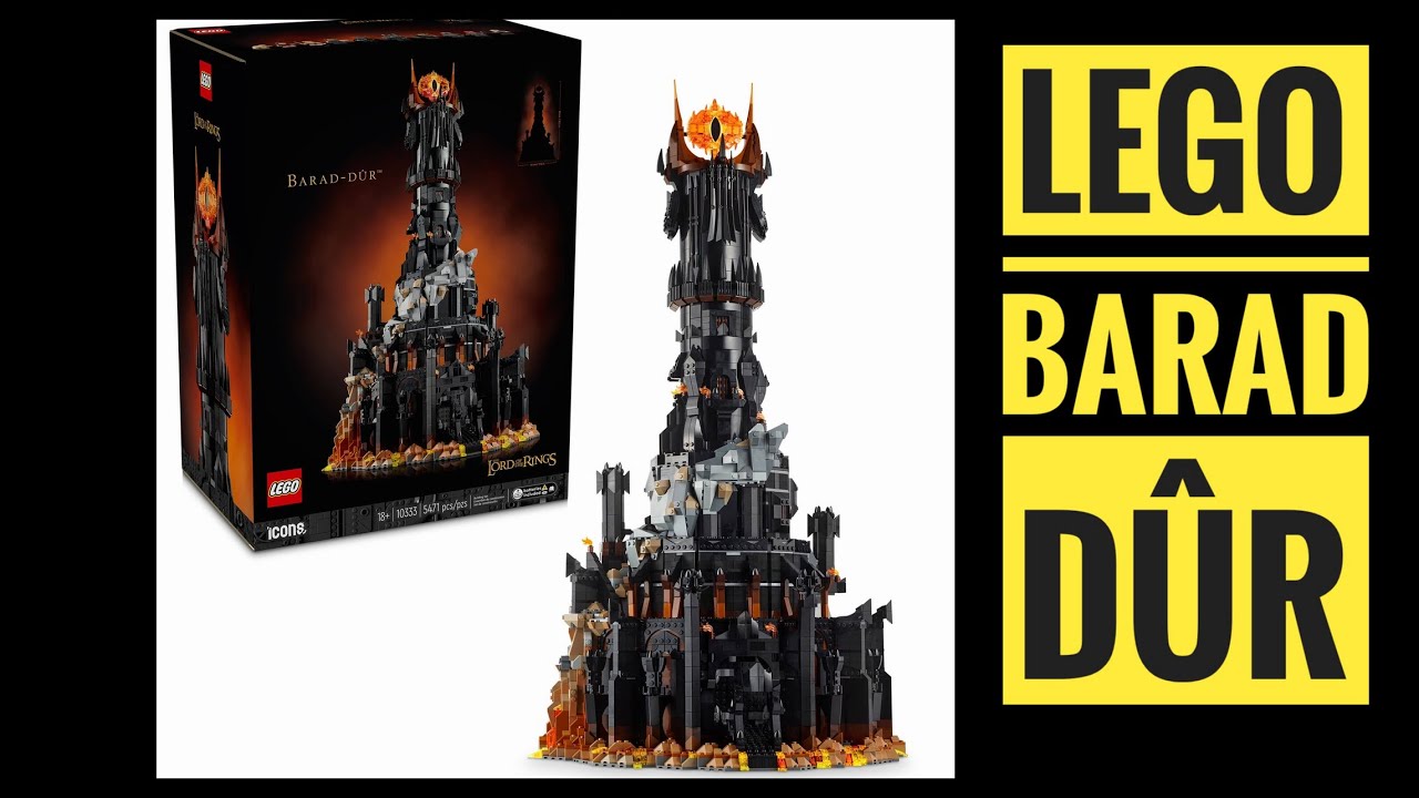 UNBOXING LEGO Torre de BARAD DUR de SAURON - YouTube