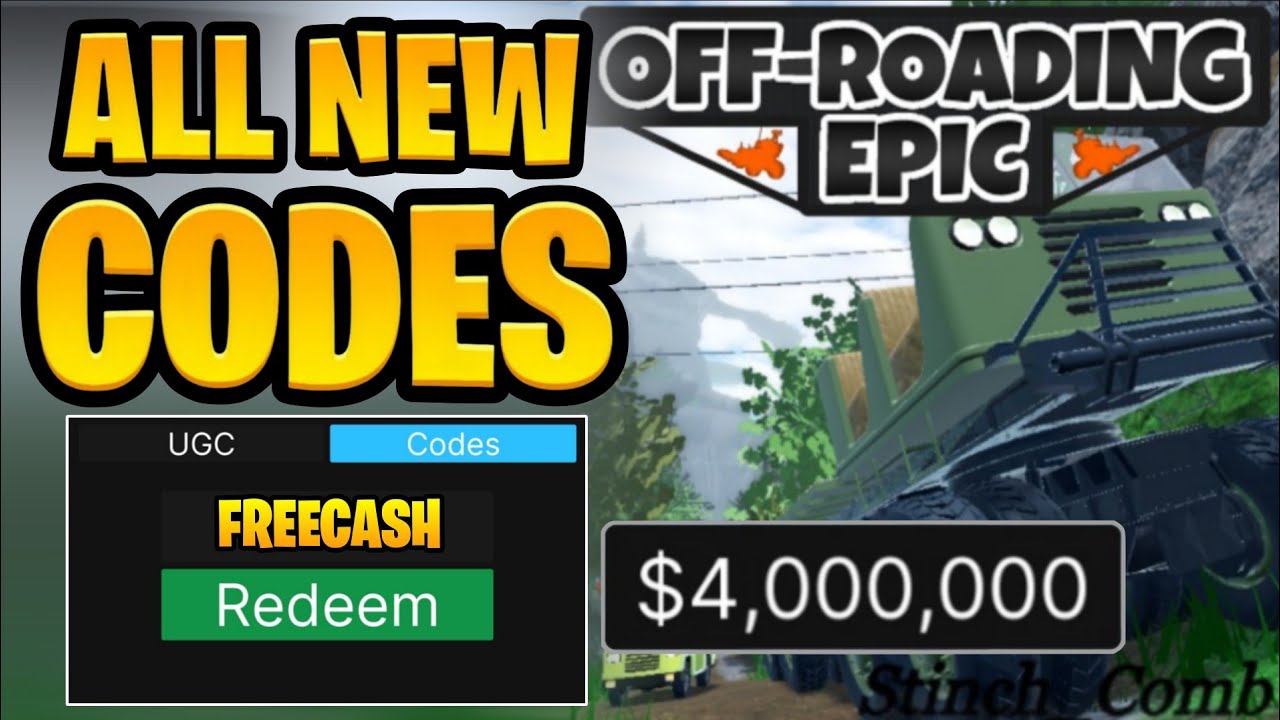 *NEW* ALL WORKING CODES FOR OFF ROADING EPIC IN 2025! ROBLOX OFF ROADING EPIC CODES - YouTube