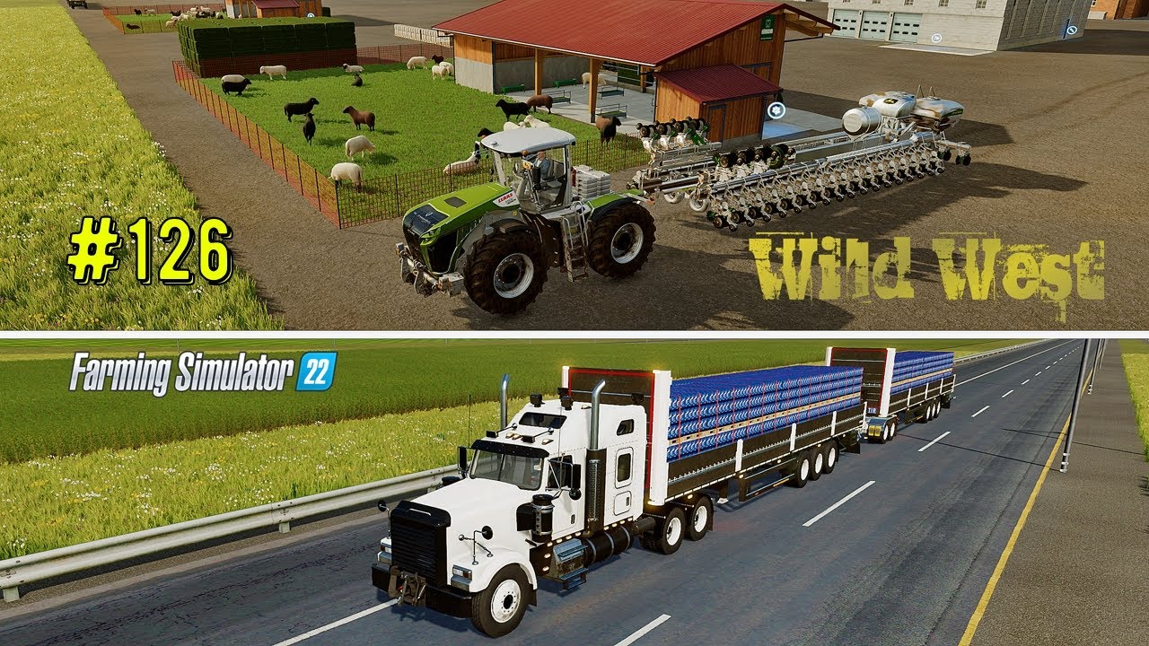 farming Simulator 22 fs22 timelapse Ep #126 Wild West Map fs22 Mods ...