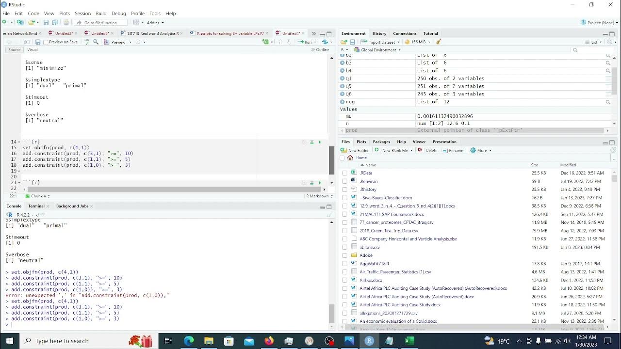 Linear programming in R - YouTube