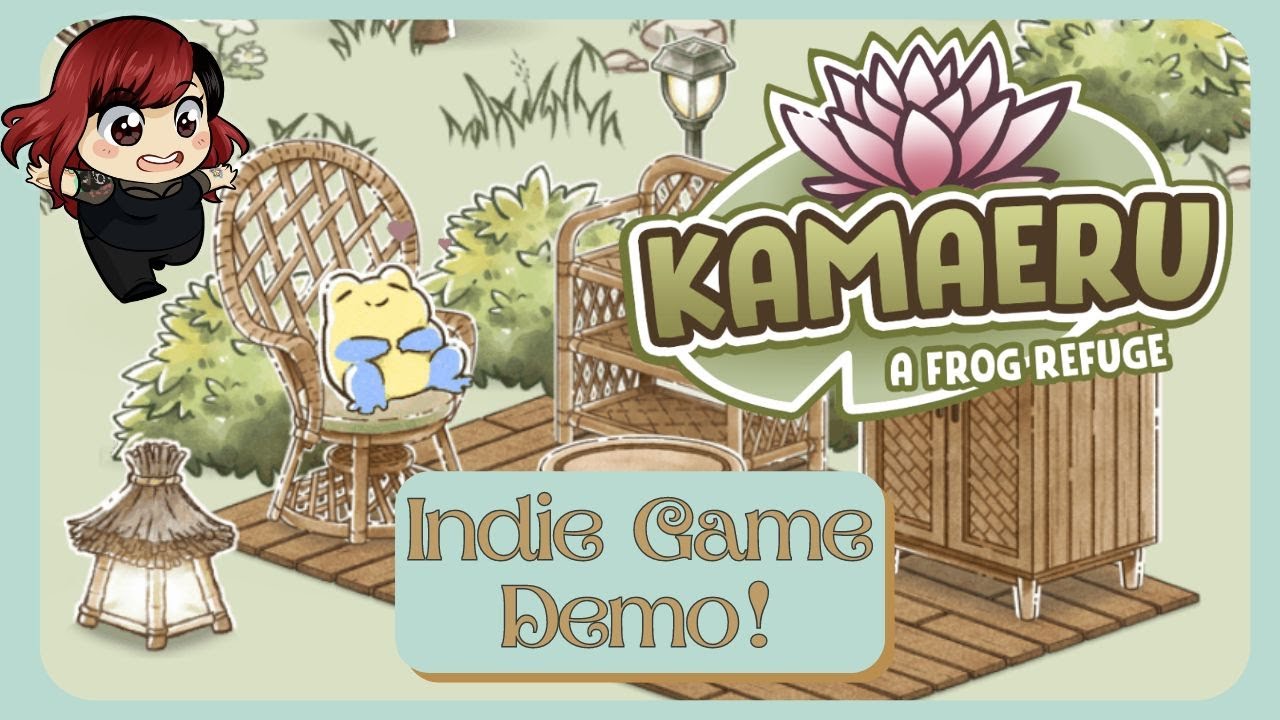 Kamaeru: A Frog Refuge | Cozy Frog and Farm Sim | Indie Game Demo👀 ...