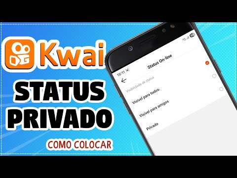 🔒 HOW TO CHANGE THE VISIBILITY OF THE KWAI APP STATUS TO PRIVATE, OR VISIBLE TO FRIENDS OR EVERYONE