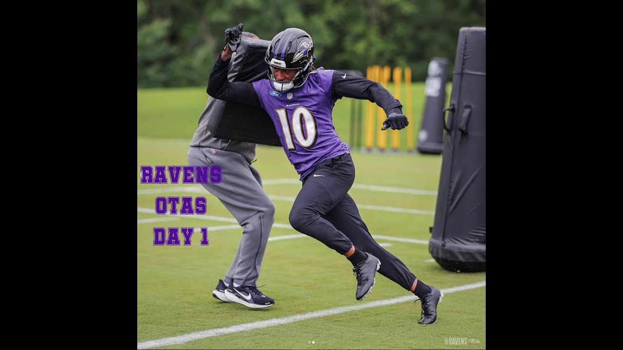 Ravens Start OTA's Day 1 - YouTube