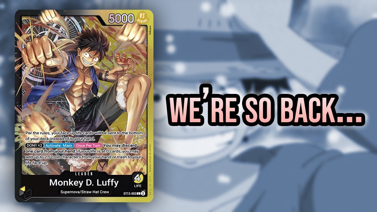 {PRB02} B/Y LUFFY IS META AGAIN!?! (POST BAN LIST SIM GAMEPLAY) - YouTube