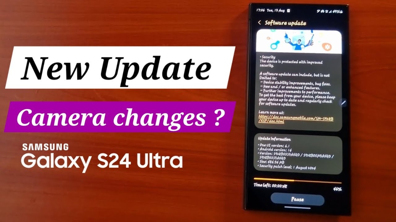 August software Update for Galaxy S24 Ultra: Any camera improvements ...