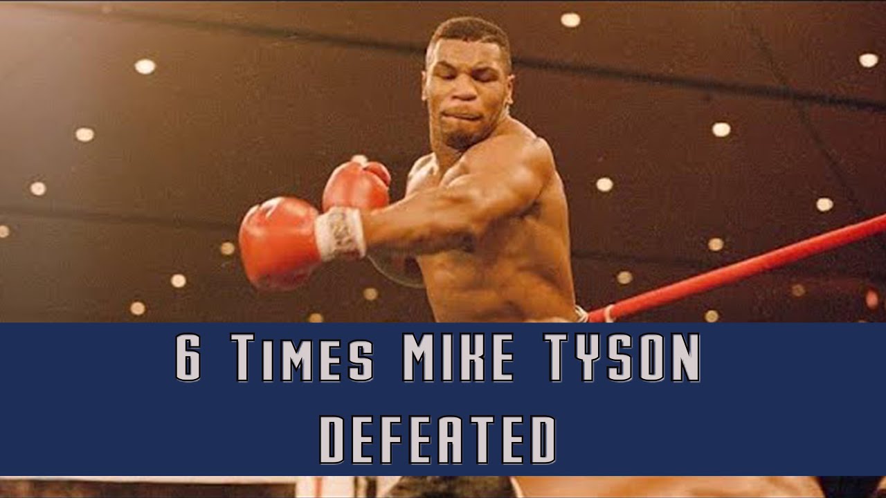 THE 6 BIGGEST LOSSES of MIKE TYSON'S CAREER - YouTube