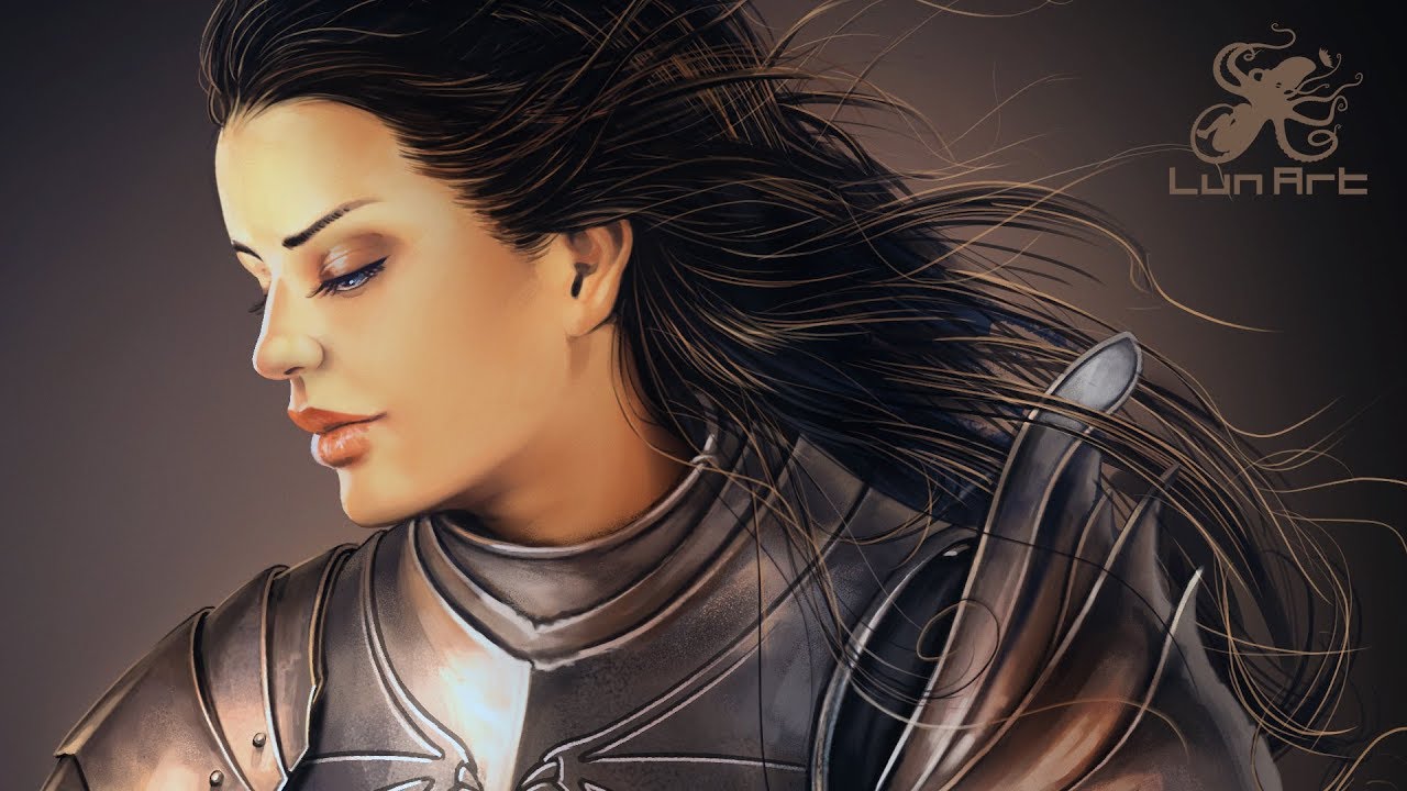 Armor - Digital Painting by Lunart - YouTube