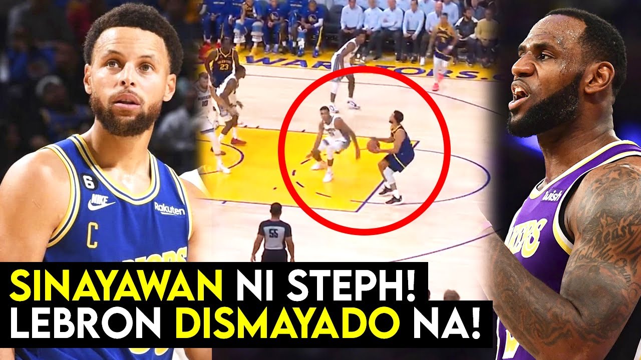 Napako ang Paa nang SAYAWAN ng Crossover ni Steph Curry! Lebron ...