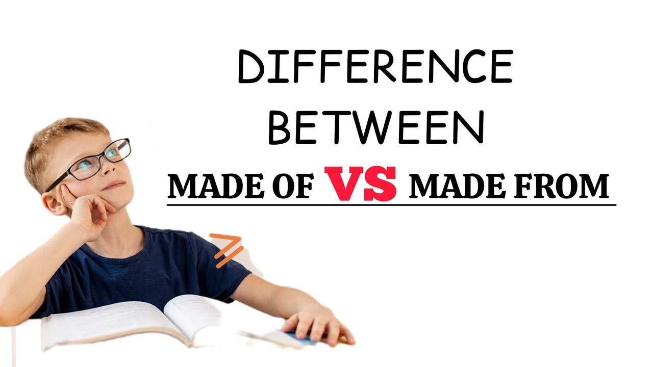 Made of VS Made from in English grammar | Use of ' Made from & Made of ...