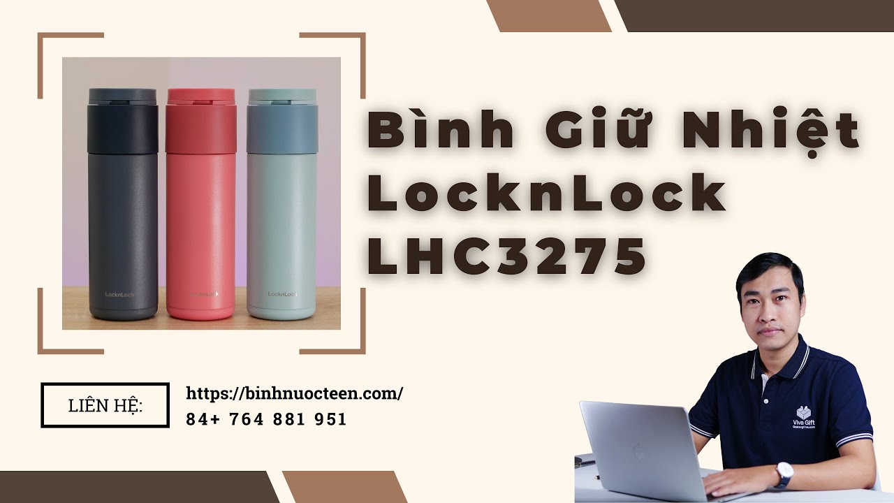 Bình Giữ Nhiệt Khắc Tên LocknLock LHC3275 - YouTube