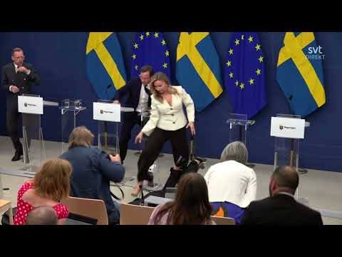Sjukvårdsministern faller ihop i direktsändning
