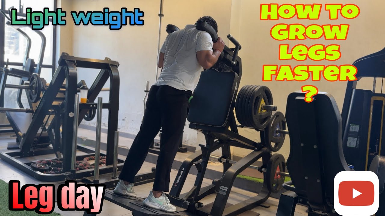 Day 17 | 20 days bulking challenge | legs day | killer hamstring ...