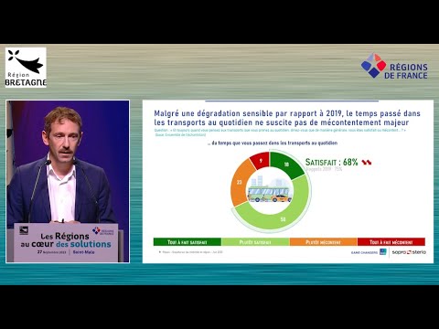 19e Congrès des Régions - Mathieu Gallard - Présentation de l'étude sur ...