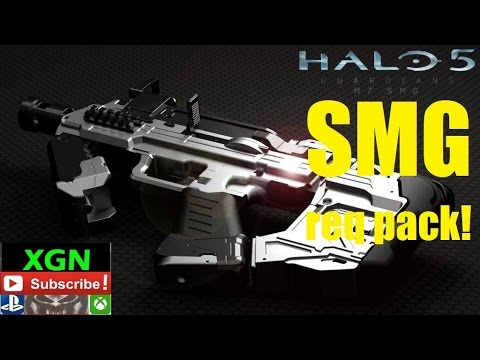 Halo 5 SMG req pack opening and gameplay, how to unlock the SMG Flip ...