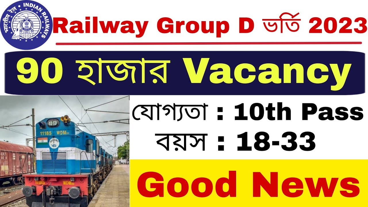 Railway Group D Vacancy 2023 | Railway Group D Recruitment 2023 | RRB ...