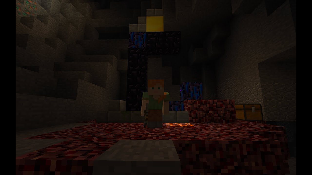 FINDING A RUIN NETHER PORTAL! (Minecraft on PC) - YouTube