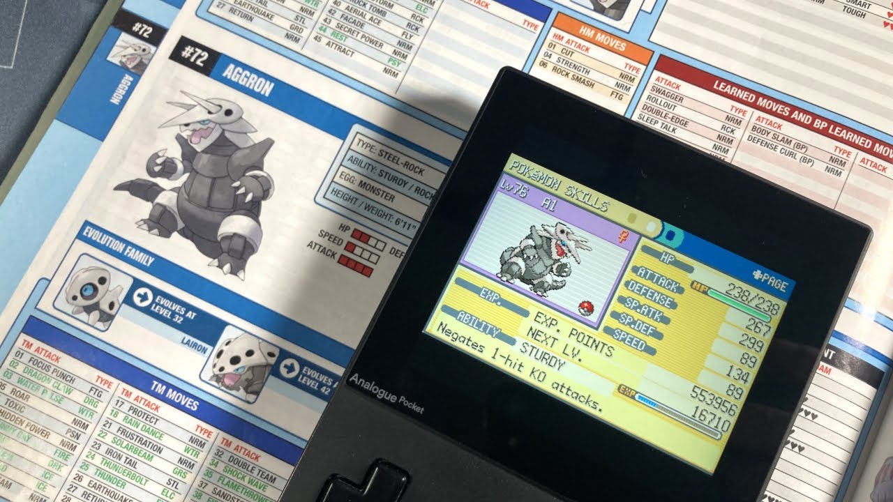 The FINAL Aggron.... Pokemon Emerald Battle Frontier - YouTube