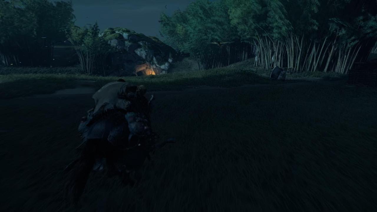 Ghost of Tsushima where to find black dye merchant - YouTube