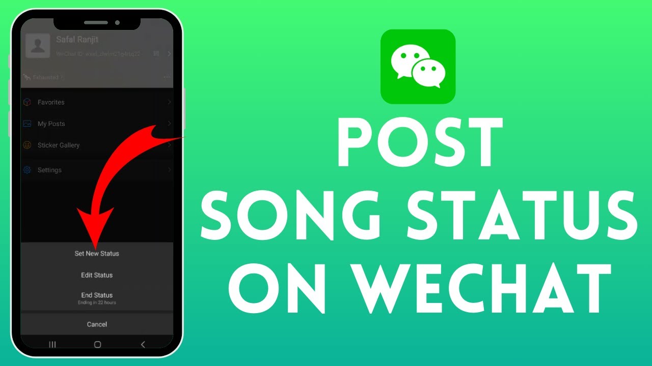 How to Post Song Status in WeChat 2024 | Song Status Post in WeChat ...