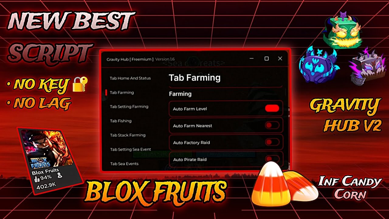 Gravity Hub V2 | PASTEBIN link in discription 🔗 | Blox fruits new script | 🔥 - YouTube